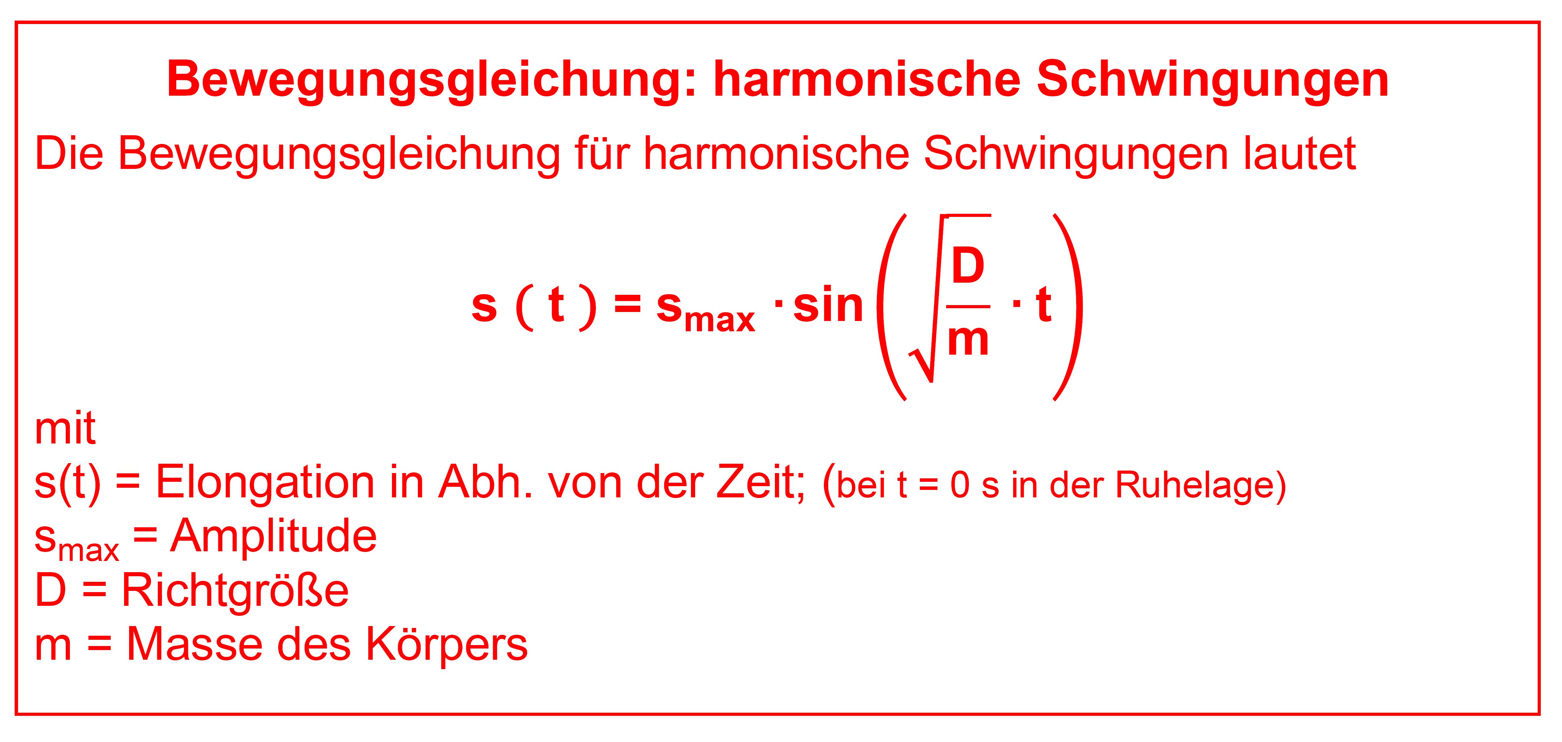 - zurück zur „Harmonischen Schwingung“